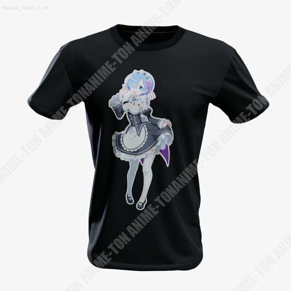 Anime | Shirts | Rezero Rem Black Tshirt | Poshmark
